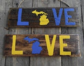 Michigan wolverines | Etsy