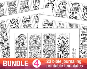 EASTER 4 Bible journaling printable by BibleVerseColoring on Etsy