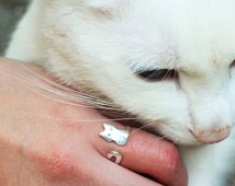 Unique cat ring related items | Etsy