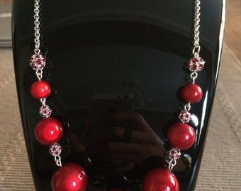 Items similar to Red Magic Necklace on Etsy