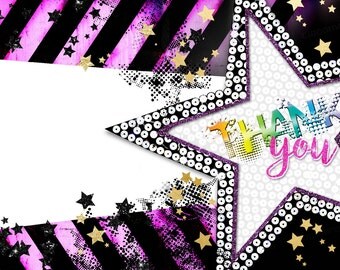 Rock star thank you | Etsy