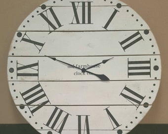 Farmhouse clock | Etsy