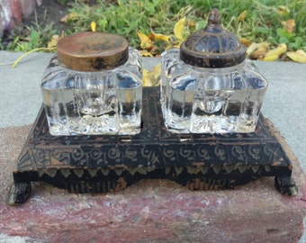 Double inkwell | Etsy