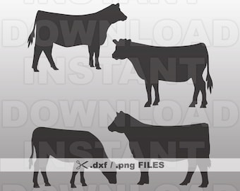 Heifer silhouette | Etsy