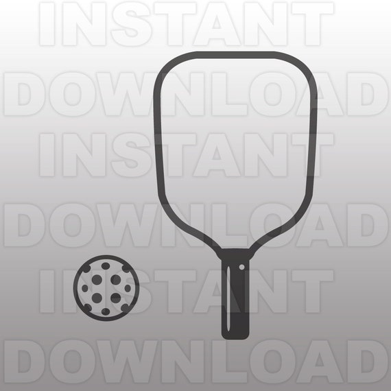 Pickleball SVG File Vector Art File For Commercial