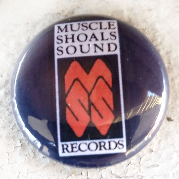 Muscle Shoals Logo 1 inch Button