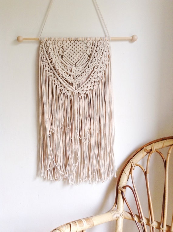 Macrame Wall Hanging Wall Decor Wedding Decor by MaisyandAlice