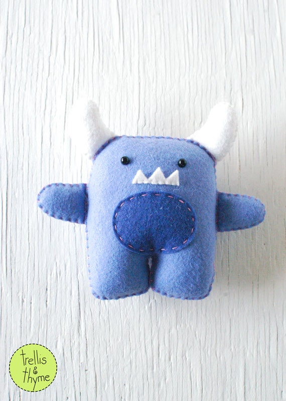 PDF Pattern Olf the Monster Felt Softie Pattern by sosaecaetano