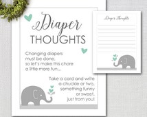 Popular items for diaper messages on Etsy