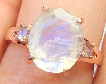 Moonstone engagement ring | Etsy