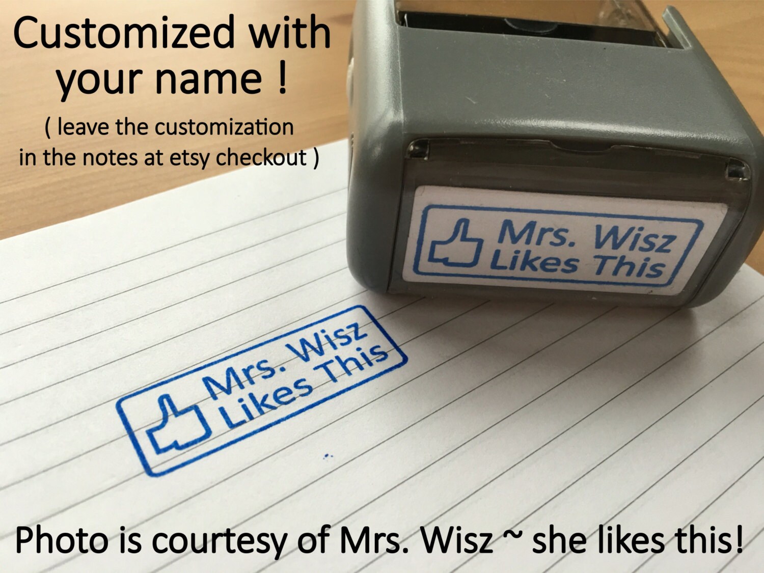 Facebook Like Stamp Custom Teacher Facebook Like Button