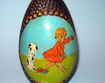 Carved wooden egg | Etsy