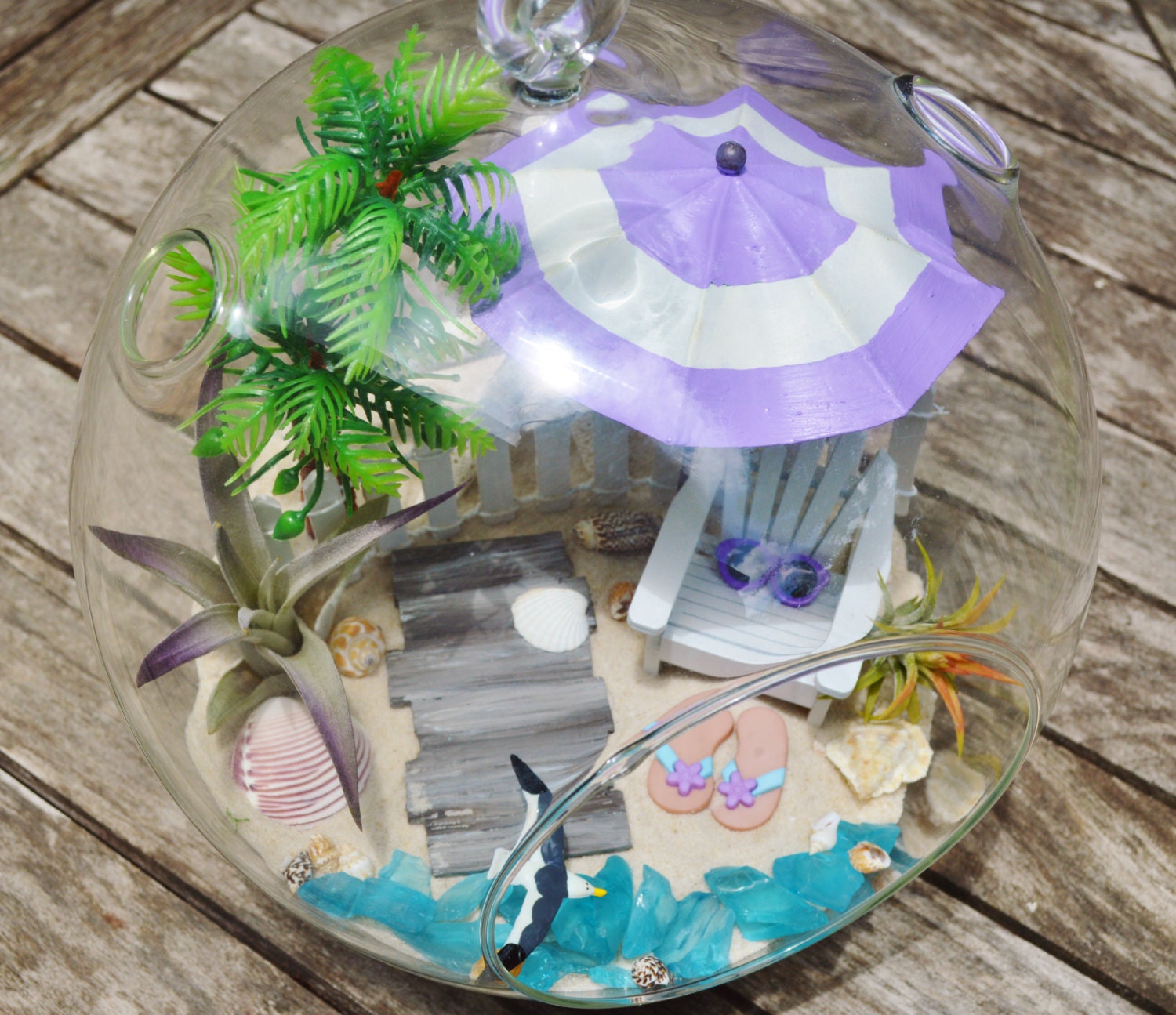Miniature Beach Umbrella Painted Umbrellas Color Choice at