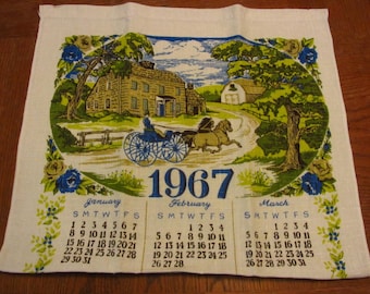 1967 calendar | Etsy