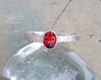 Unique ladybug ring related items | Etsy