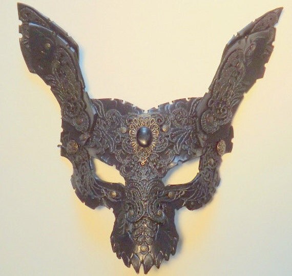 On Sale.. Gothic Venetian Demon Rabbit