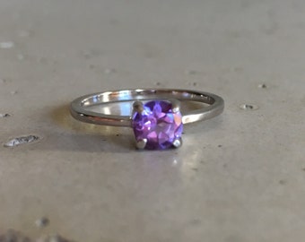 Purple quartz ring | Etsy