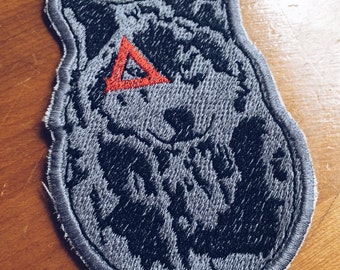 Wolf patch | Etsy