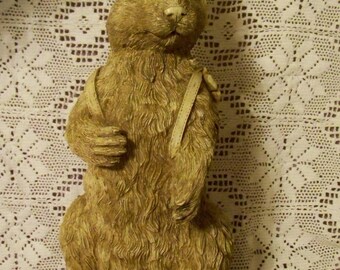 Rabbit garden statue | Etsy