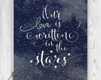Written in the stars | Etsy