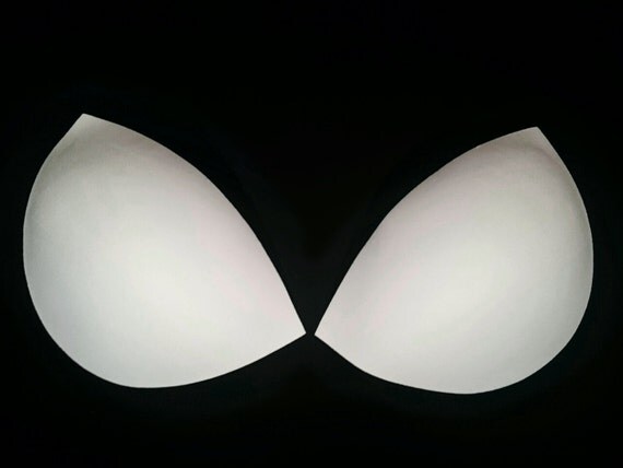 Extra Large Soft Foam Bra Cup Insert Dressmaking White by SoIconic