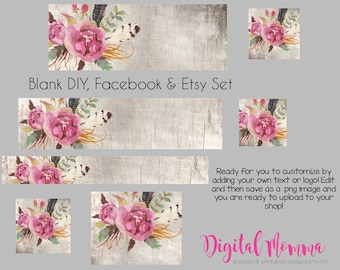 Boho facebook cover | Etsy