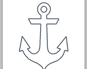 Anchor outline | Etsy
