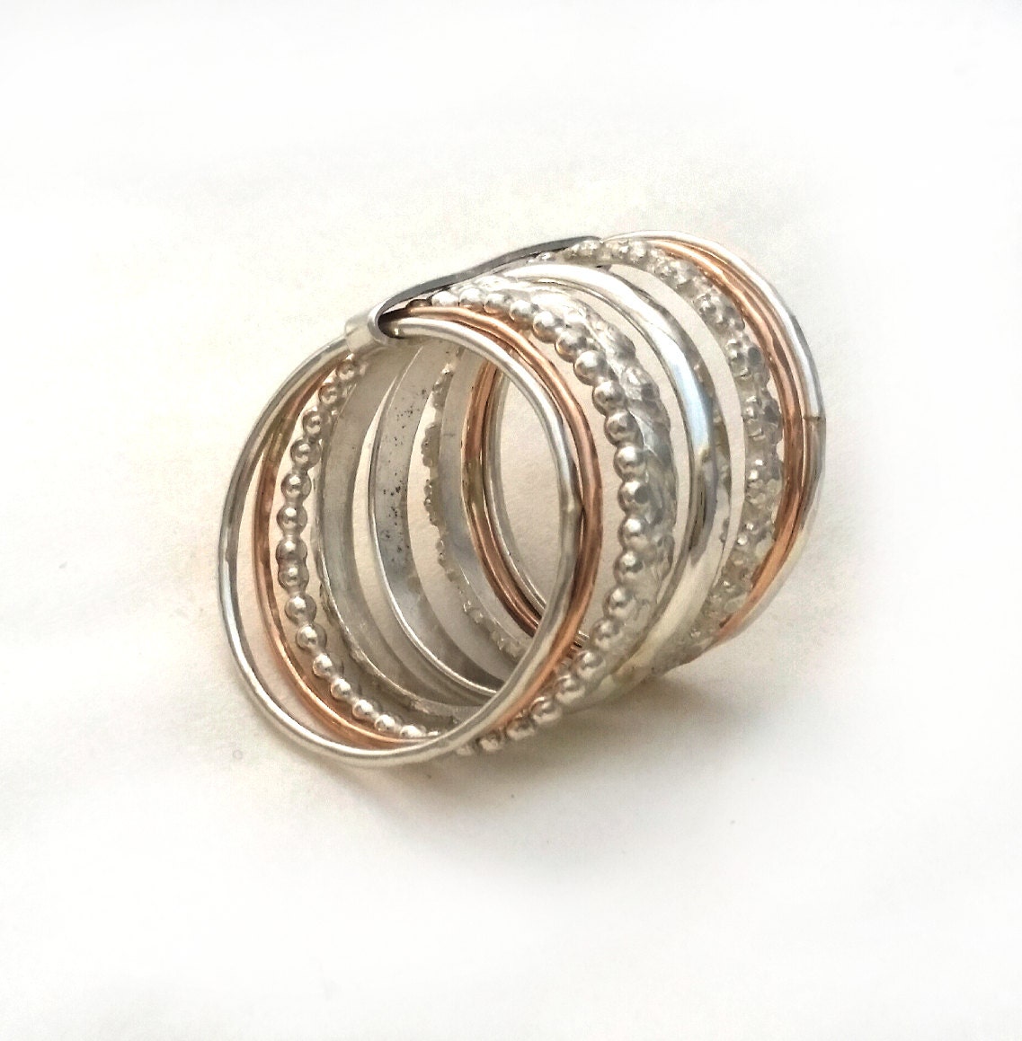 Gorgeous women's stacking ring chic and glamorous