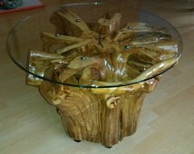 Unique tree stump table related items | Etsy