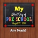 Items similar to I Survived My First Day of Kindergarten Sign - So Did ...