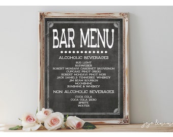 Custom 'Biscuit Bar' Printable Sign Chalkboard by JoJoMiMi on Etsy