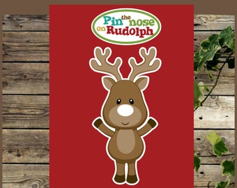 pin the nose rudolph – Etsy