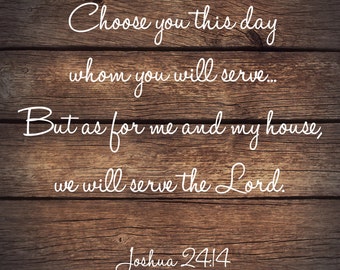 Whom you will serve | Etsy