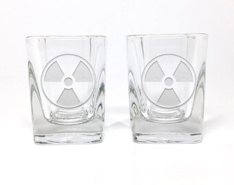 Radioactive glass | Etsy