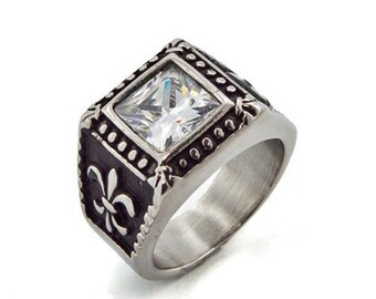 Biker wedding rings | Etsy