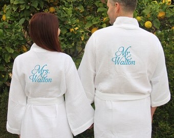 Matching couple robe | Etsy