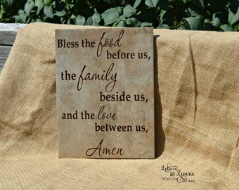 Dinner prayer | Etsy