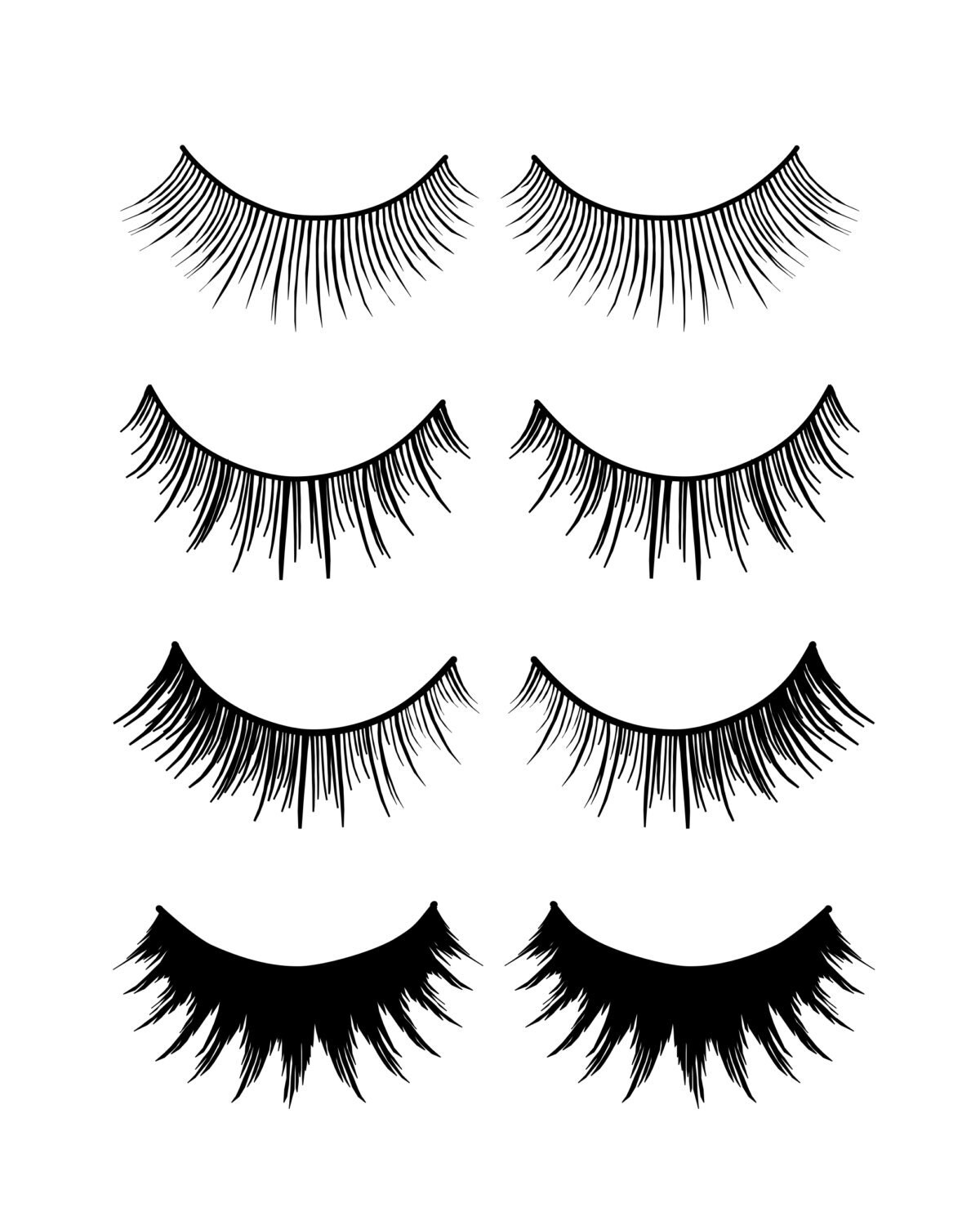 Eyelashes Print
