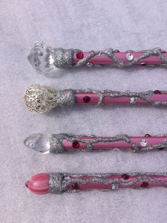Pink Magic Wands Wizard Wand Fairy Wand Witches Wand Steampunk