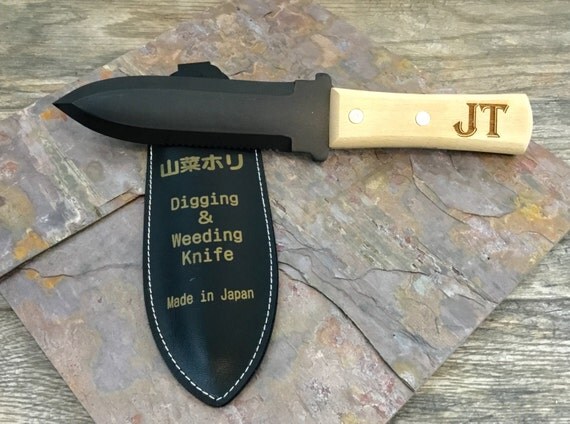 Metal detecting Digging or Weeding Knife with Sheath