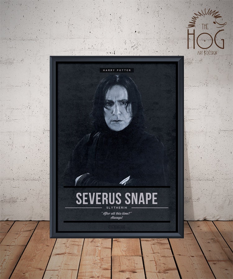Severus SNAPE Harry Potter Characters Unique Poster Design
