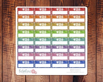 Work Schedule Planner Stickers Work Stickers for use in Erin