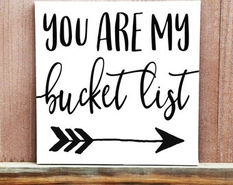 Bucket list art | Etsy