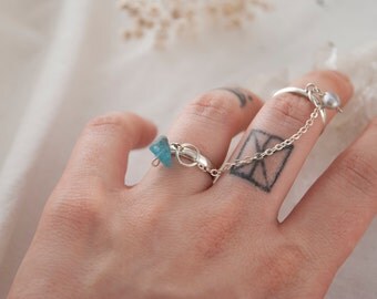 Two finger ring | Etsy