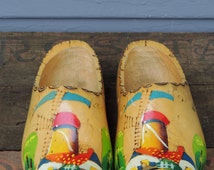 Unique hand painted clogs related items | Etsy