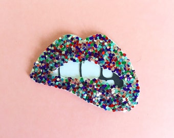 Unique lip clip related items | Etsy