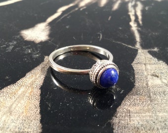 Unique blue stone ring related items | Etsy