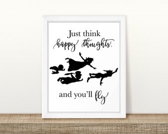 Think happy thoughts | Etsy