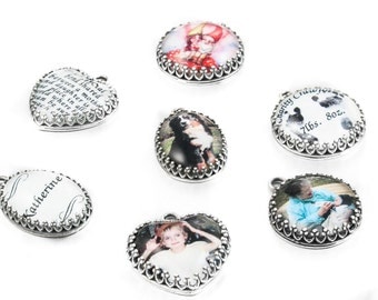 Charm Bracelets Charm Necklace Personalized by BlackberryDesigns