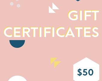 50 dollar gift card | Etsy